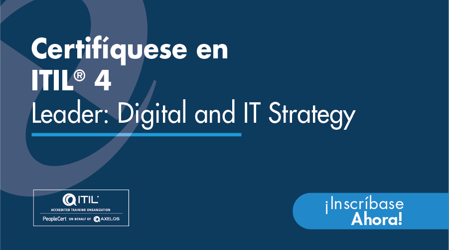 ITIL 4 Leader: Digital and IT Strategy