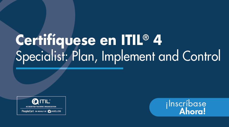 ITIL 4 Specialist: Plan, Implement and Control
